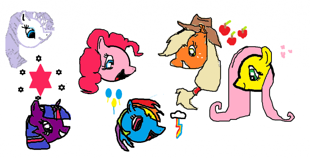 PONY MANE 6 SPEEDPAINT | inkpots.org